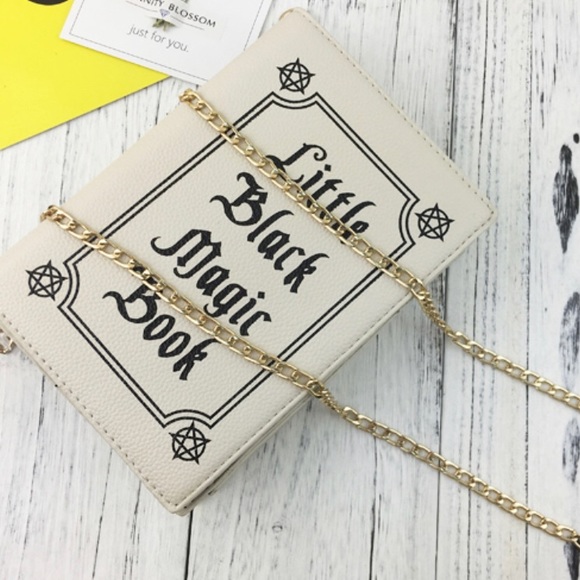 Unbranded | Bags | Little Black Magic Book Purse | Poshmark